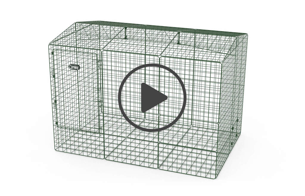 Zippi Rabbit Run with Roof and Underfloor Mesh - Double Height | Zippi ...