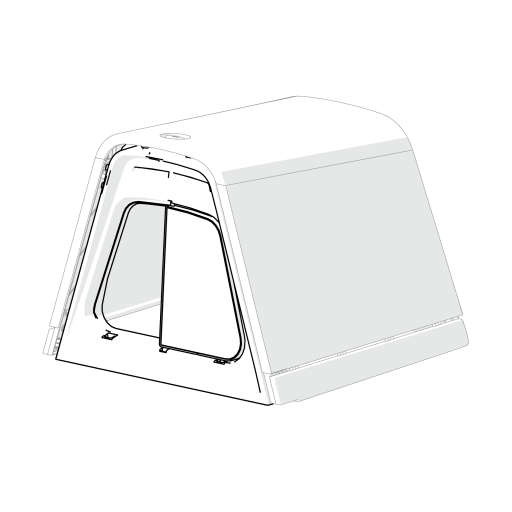 Eglu Go & Eglu Go UP Front Face - Leaf Green (005.0036.0005) | Omlet