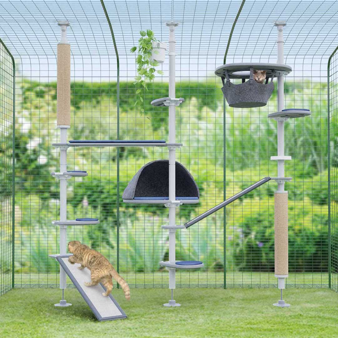 Freestyle Outdoor Cat Tree - Customisable Cat Climbing Frame | Omlet