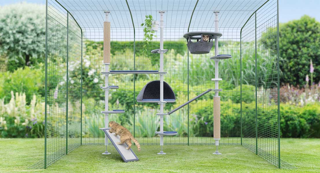 Freestyle Outdoor Cat Tree - Customisable Cat Climbing Frame | Omlet