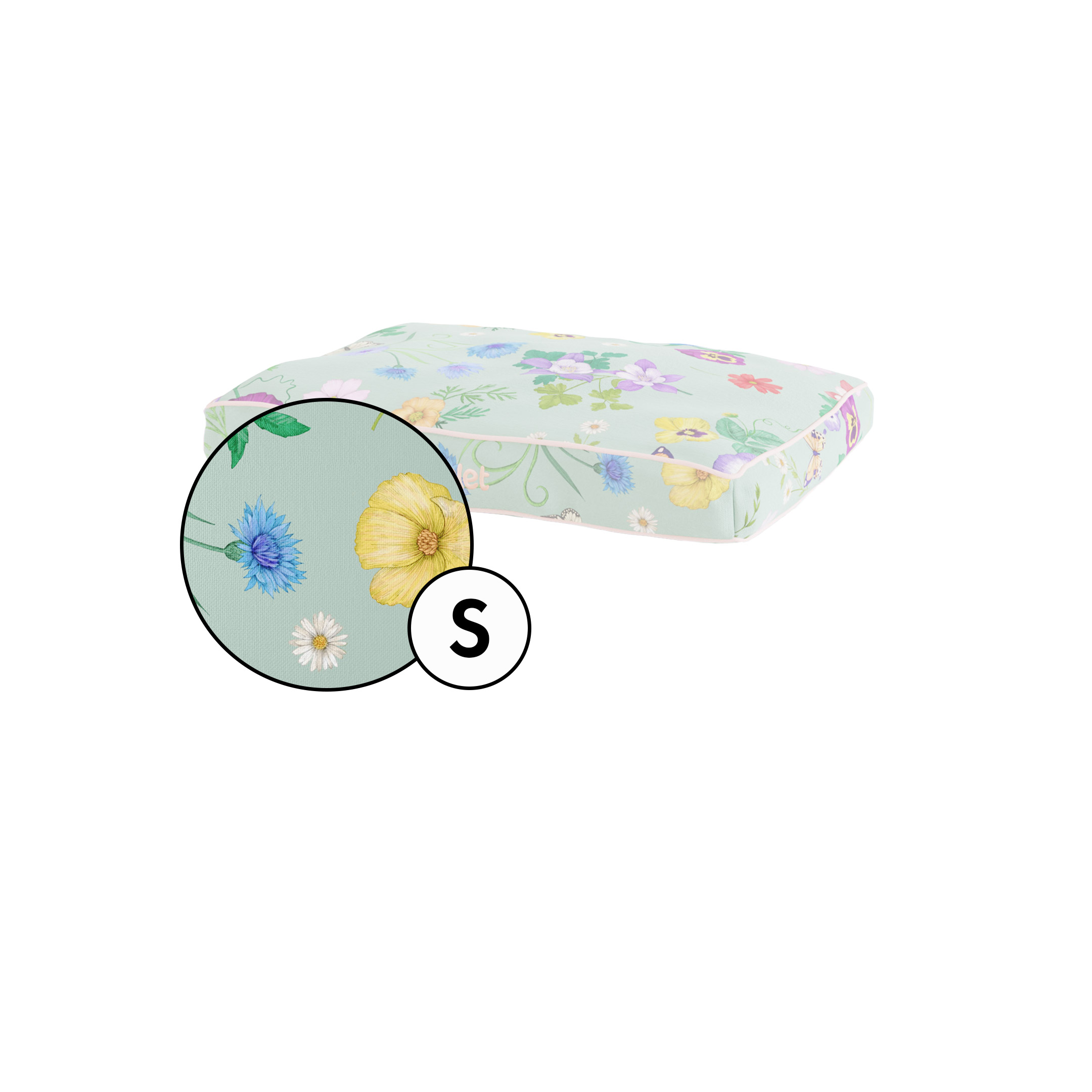 Write Review Cushion Dog Bed Cover Only Small Gardenia Sage Omlet Write Review Cushion Dog Bed Cover Only Small Gardenia Sage Omlet