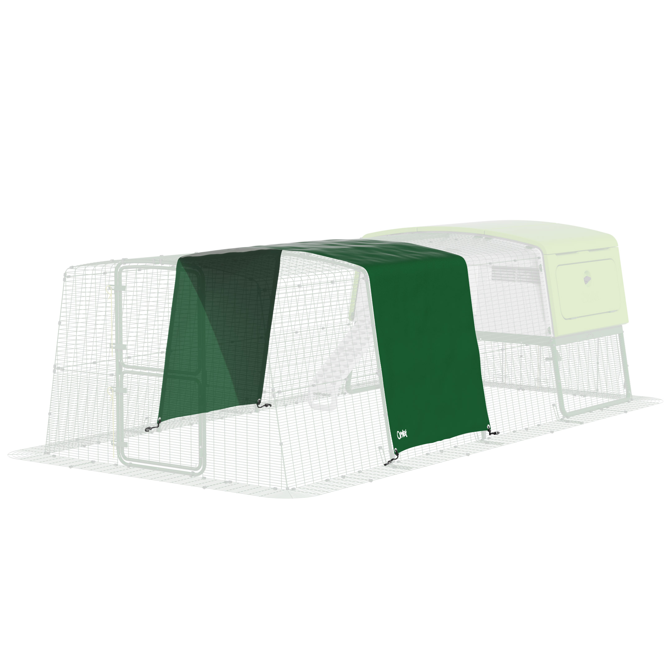 Heavy Duty Extension Cover with Gutter Edge for Eglu Pro - Full Run | Omlet