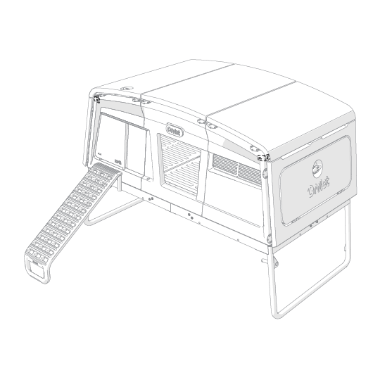 Eglu Pro Bracket Side Panel to Front Face | Omlet