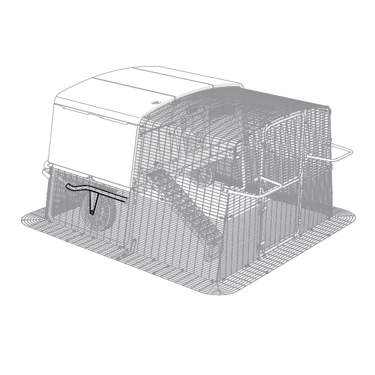 Eglu Pro Wheel Arm Assembly Right | Omlet