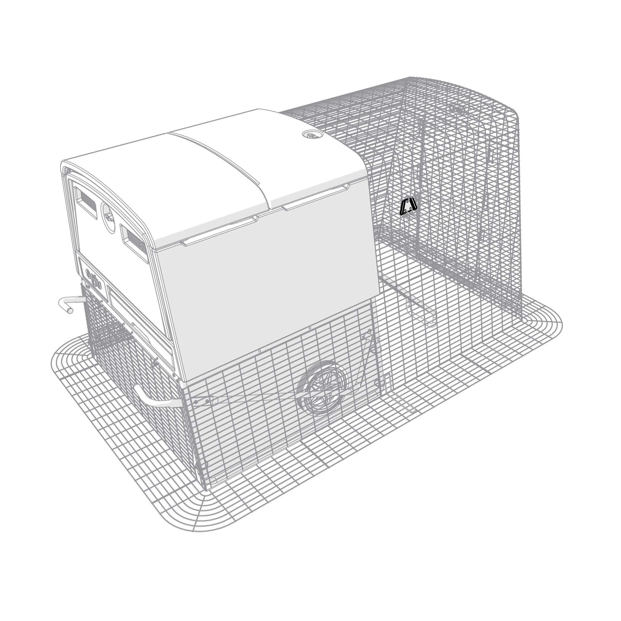 Autodoor Control Panel Mount Plate | Omlet