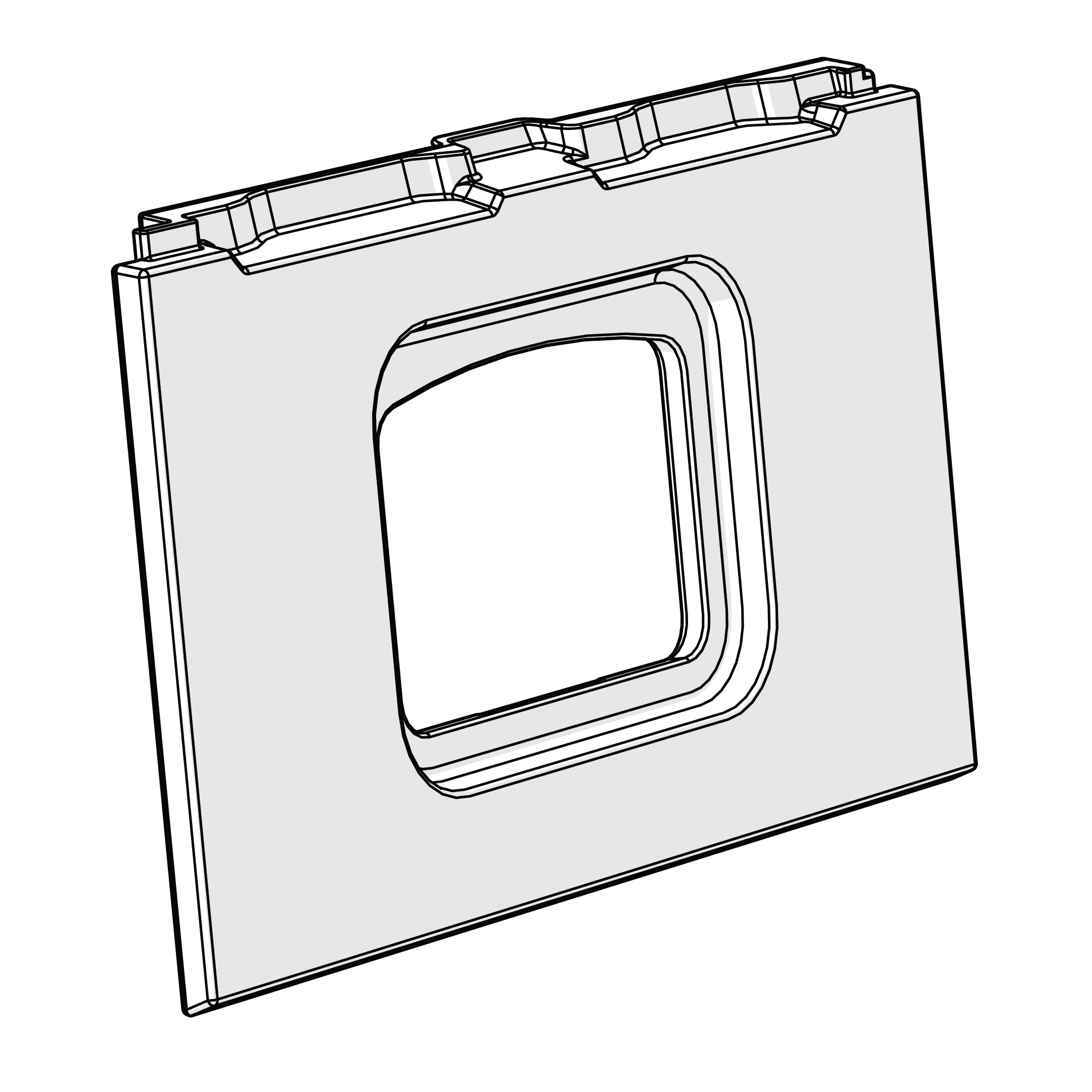 Eglu Cube Mk2 Side Panel Left - Green | Omlet