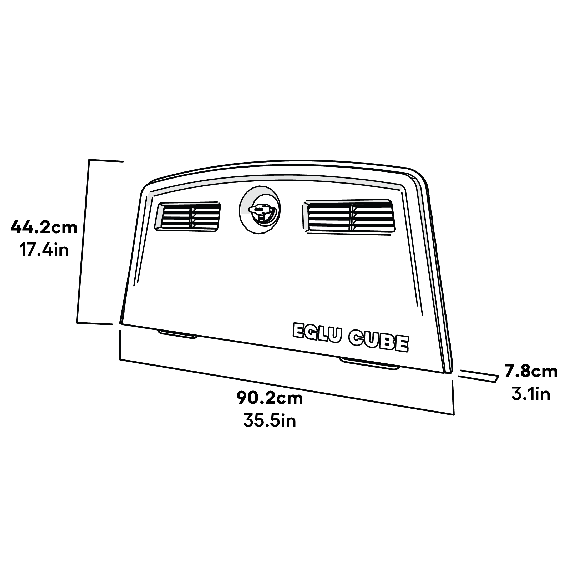 Eglu Cube Mk2 Back Door Assembly | Omlet