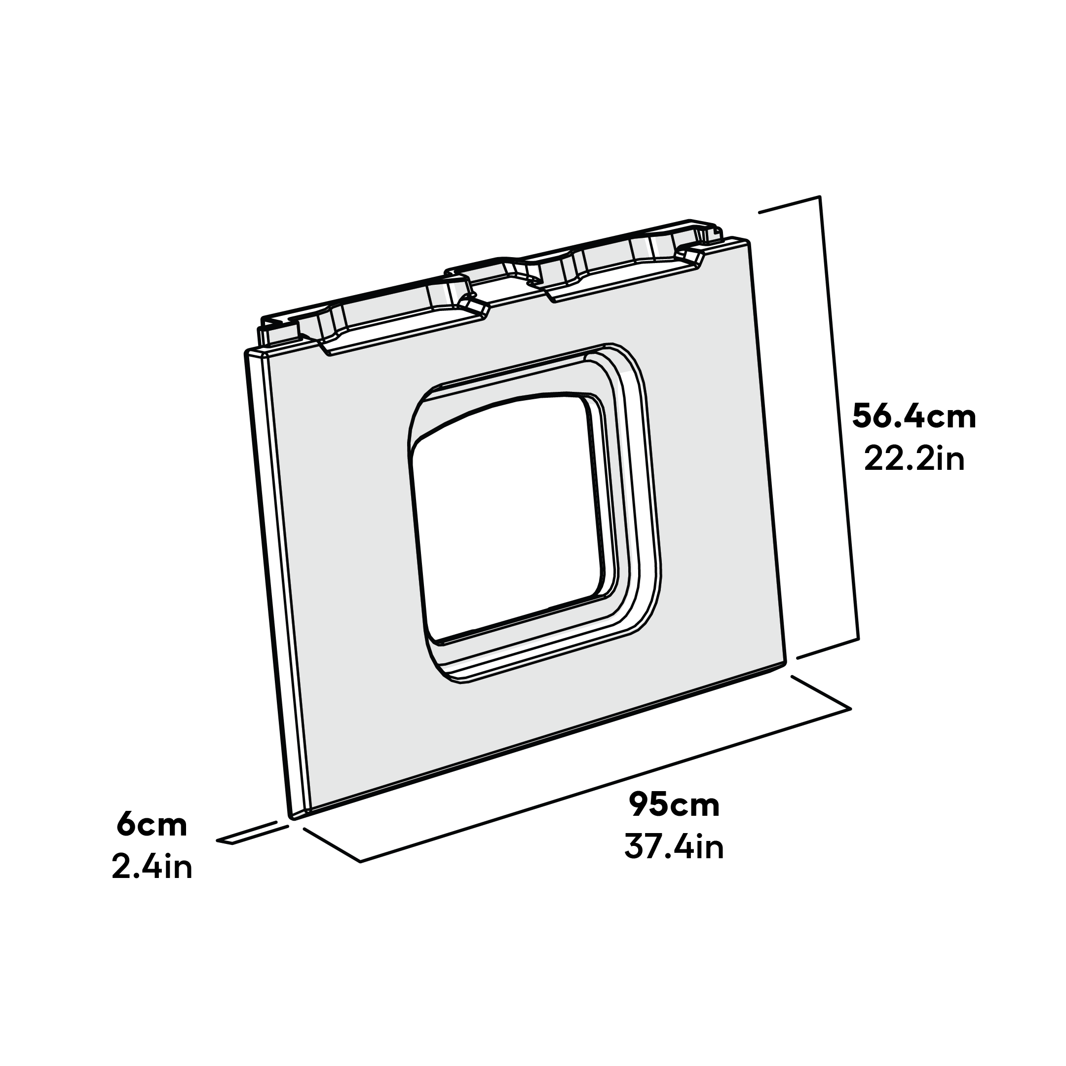 Eglu Cube Mk2 Side Panel Left - Green | Omlet