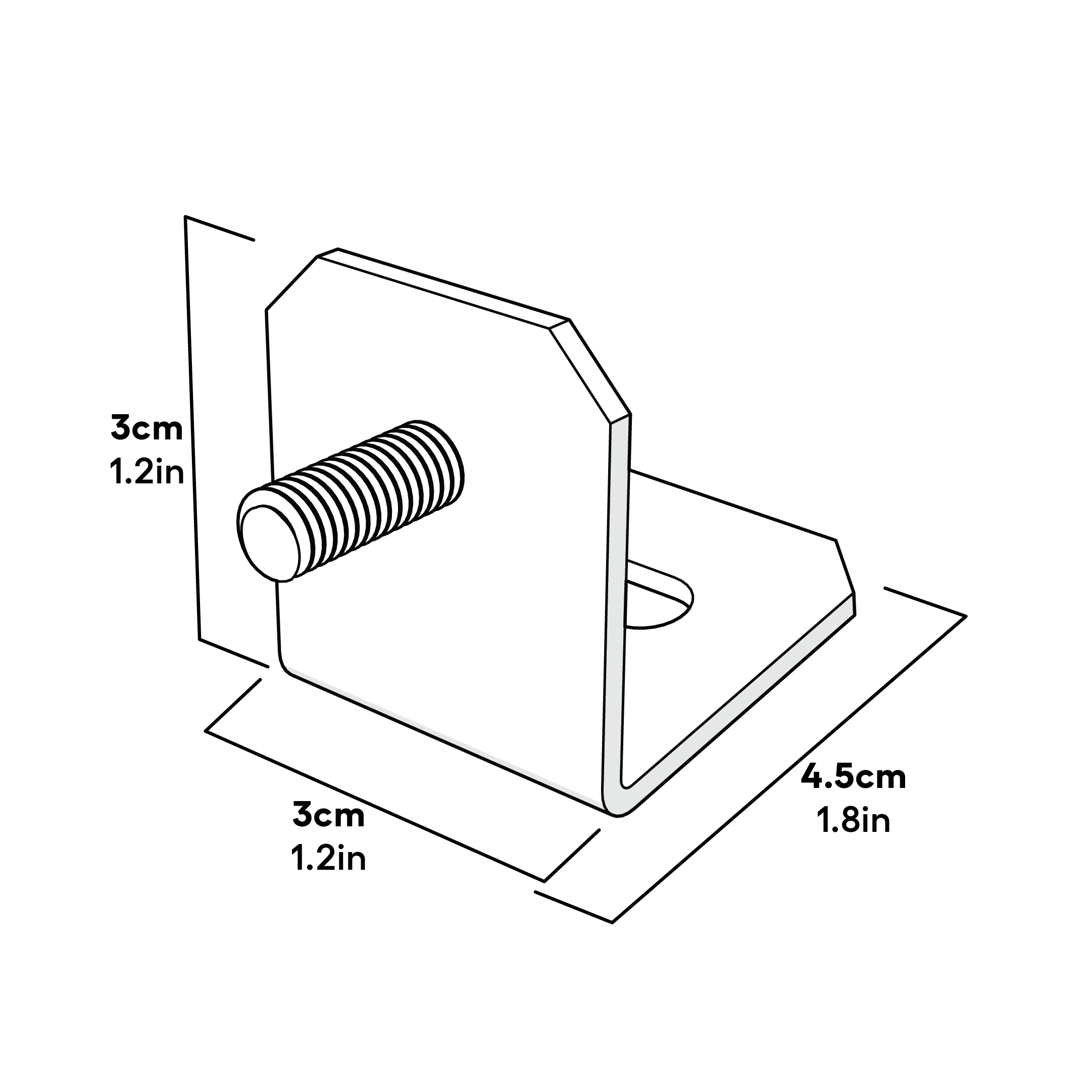 Eglu Cube Mk2 Bracket Side Panel to Frame | Omlet