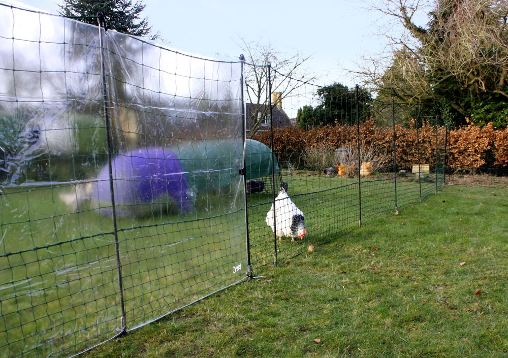 Clear Wind Break Kit for Chicken Fencing | Omlet