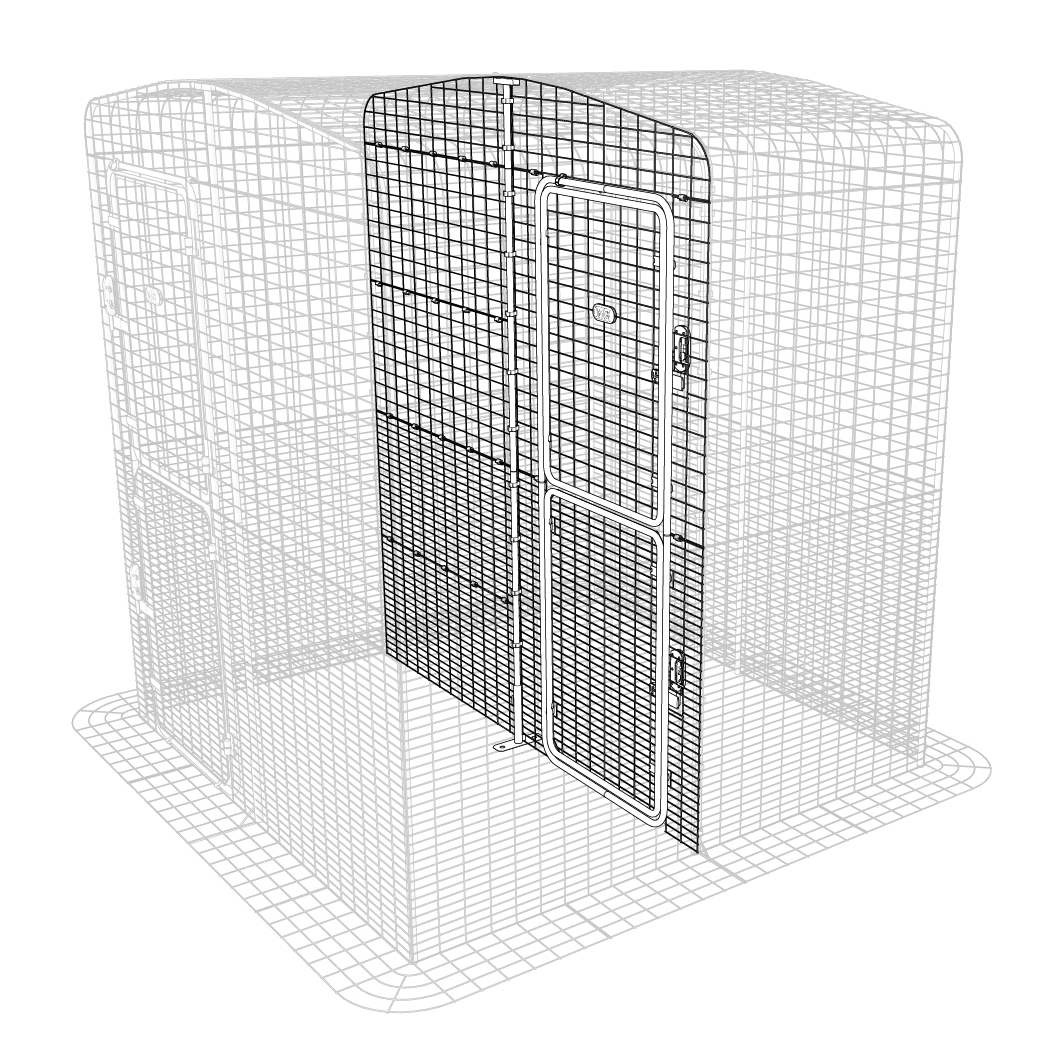 Walk in Chicken Run Partition High - 2 Panels | Omlet